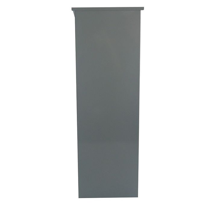 Garden Standing Steel Mailbox Waterproof Residential Post Box Outdoor ...