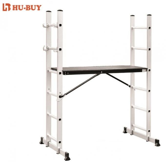 2x6 Extension Aluminum Scaffold Tower With One Plank Non Marring Feet
