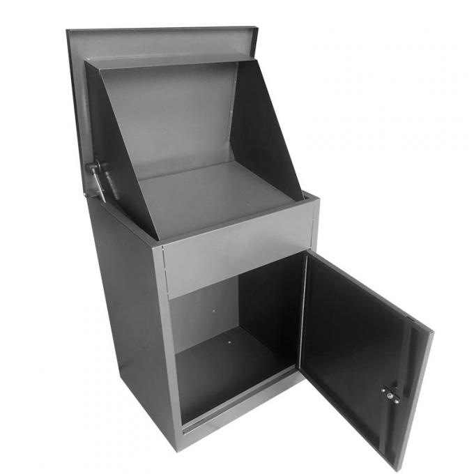 Free Standing Outdoor Residential Mailboxes Galvanized Metal Parcel ...